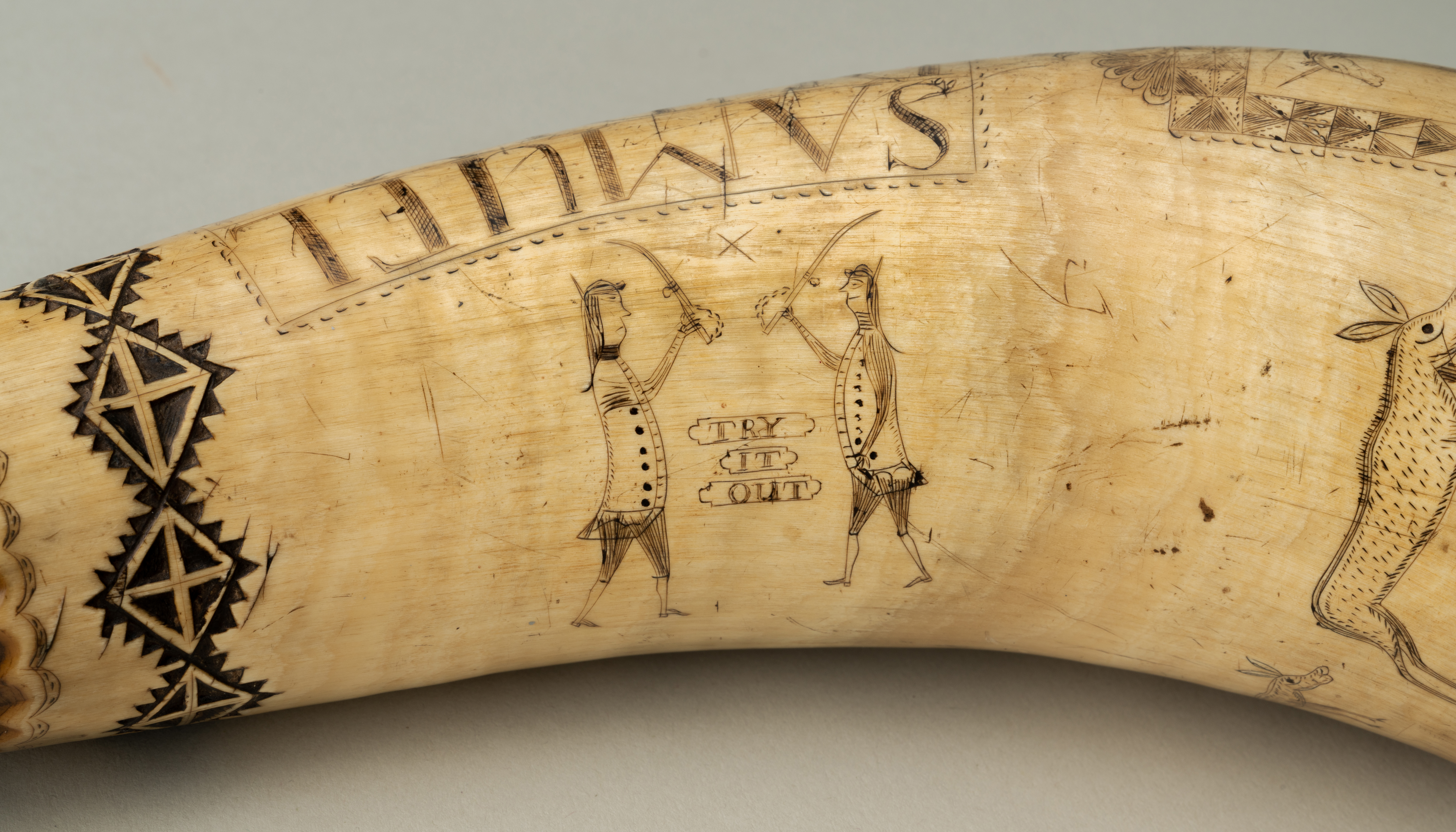 Samuel Dudley's Powder Horn | Timeline of the American Revolution