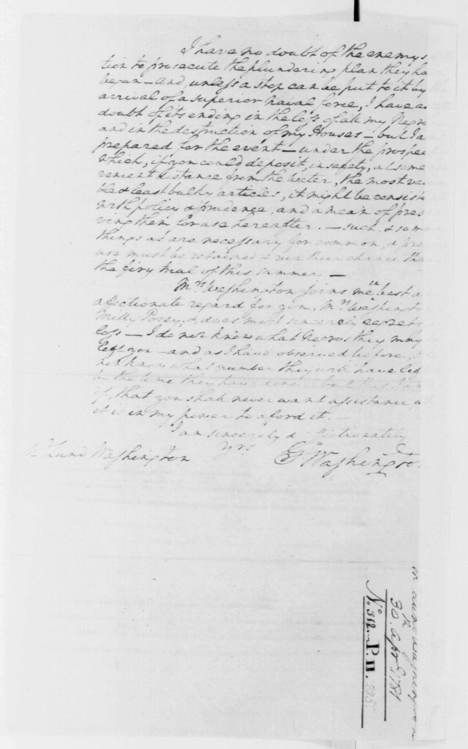 George Washington’s Letter to Lund Washington | Finding Freedom ...