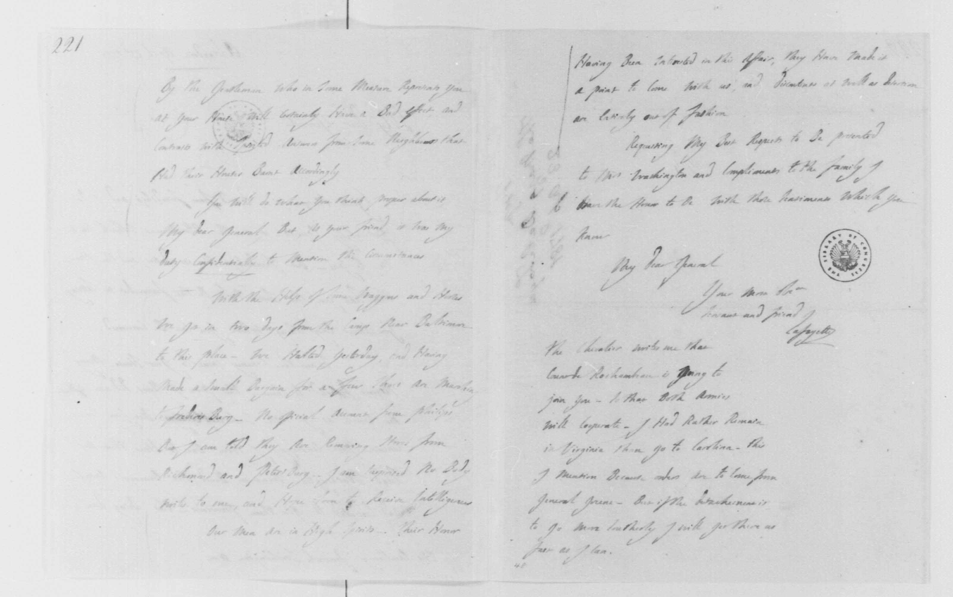 Marquis de Lafayette’s Letter to George Washington - Museum of the ...