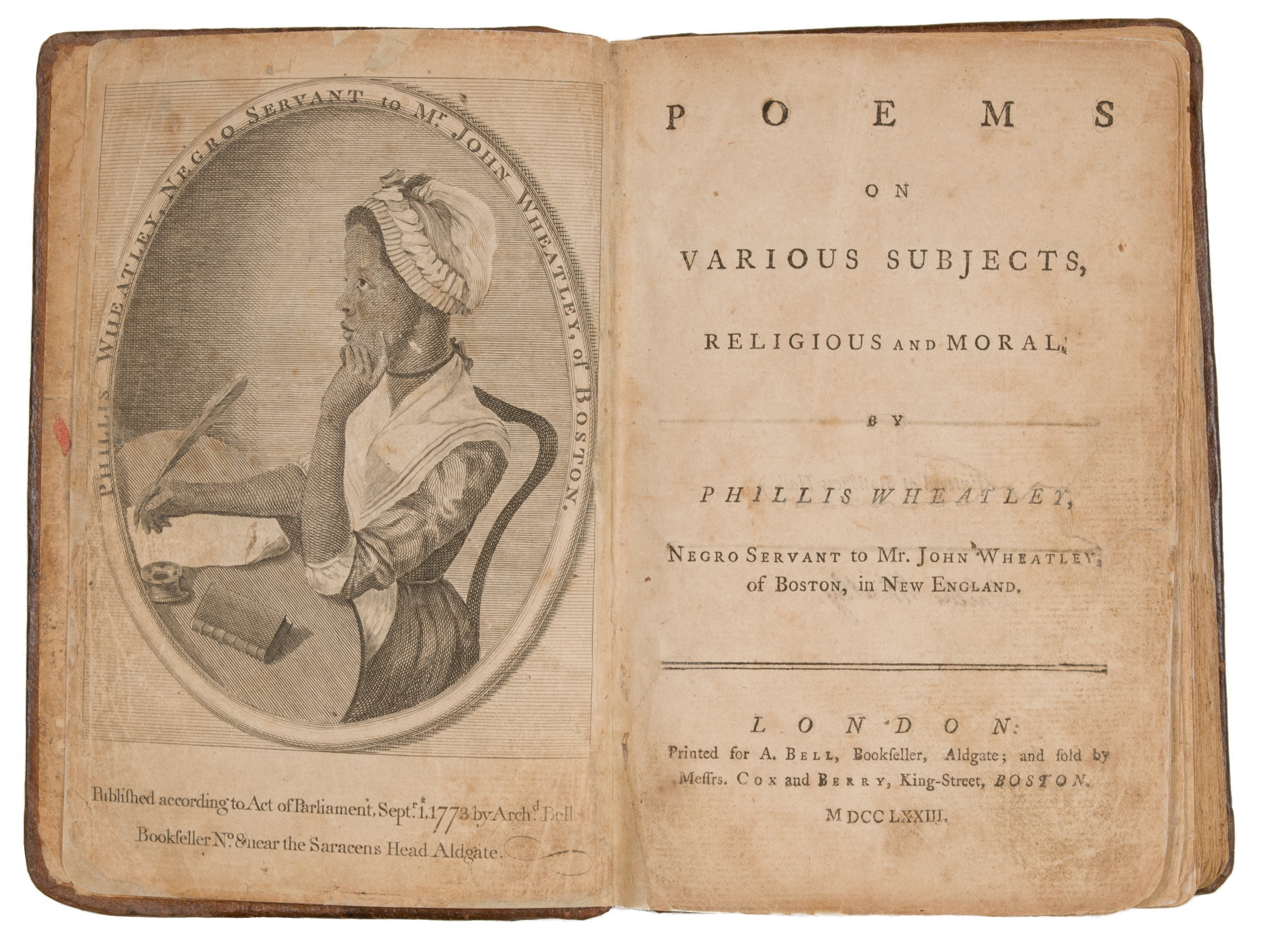 Phillis Wheatley's Poetry Book | Timeline of the American Revolution