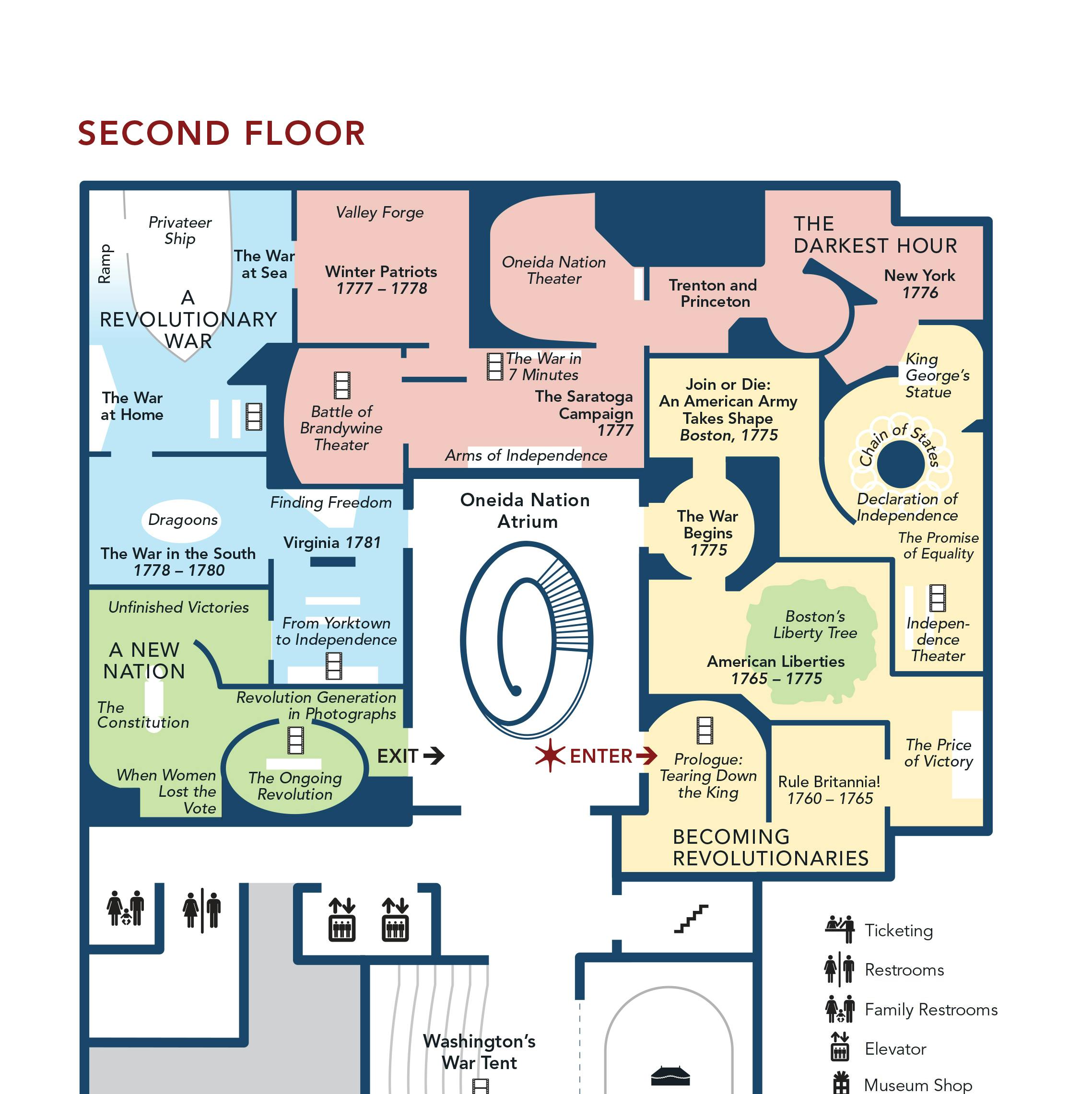 Museum Map - Museum of the American Revolution