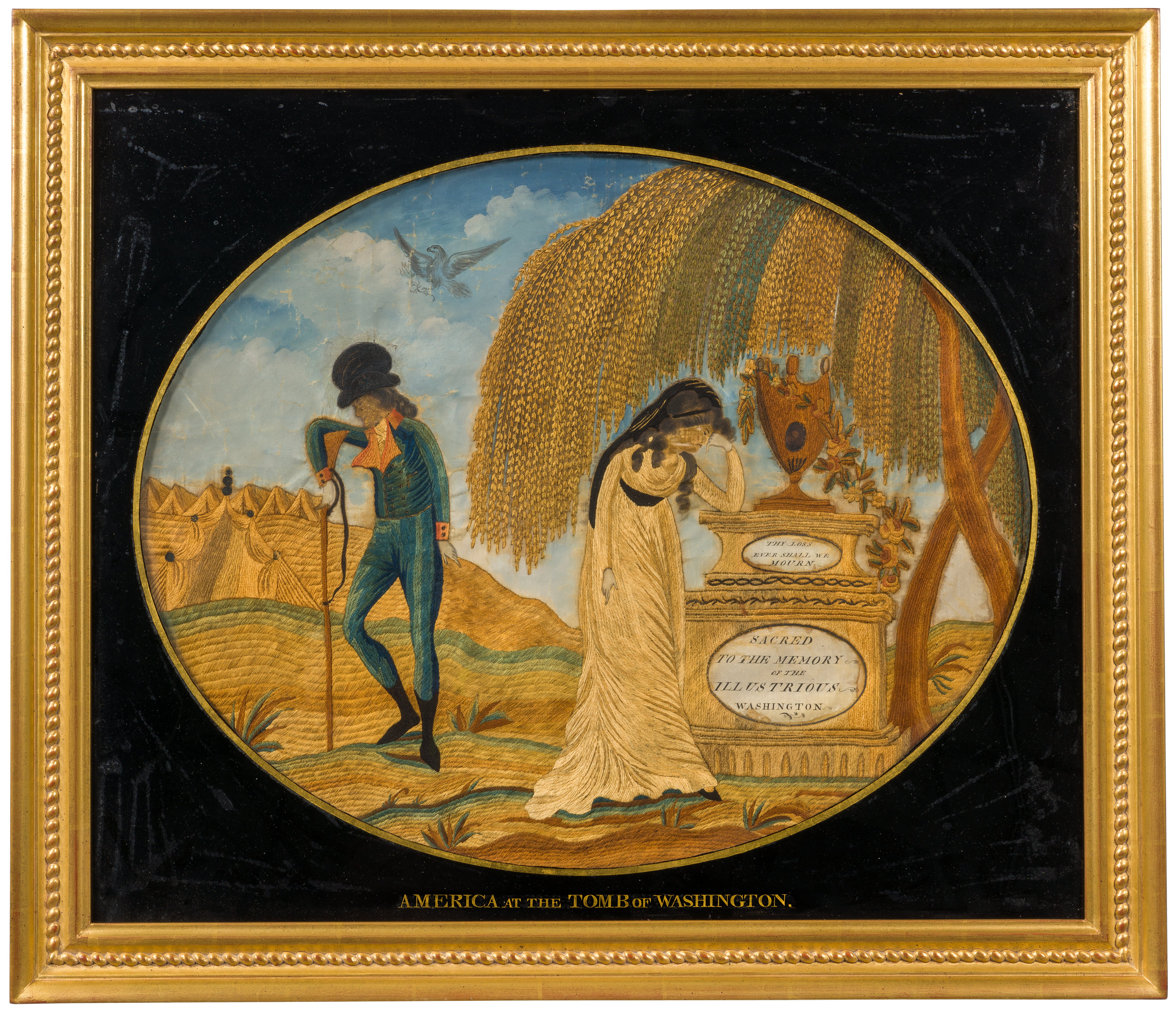 George Washington Mourning Picture | Timeline of the American Revolution