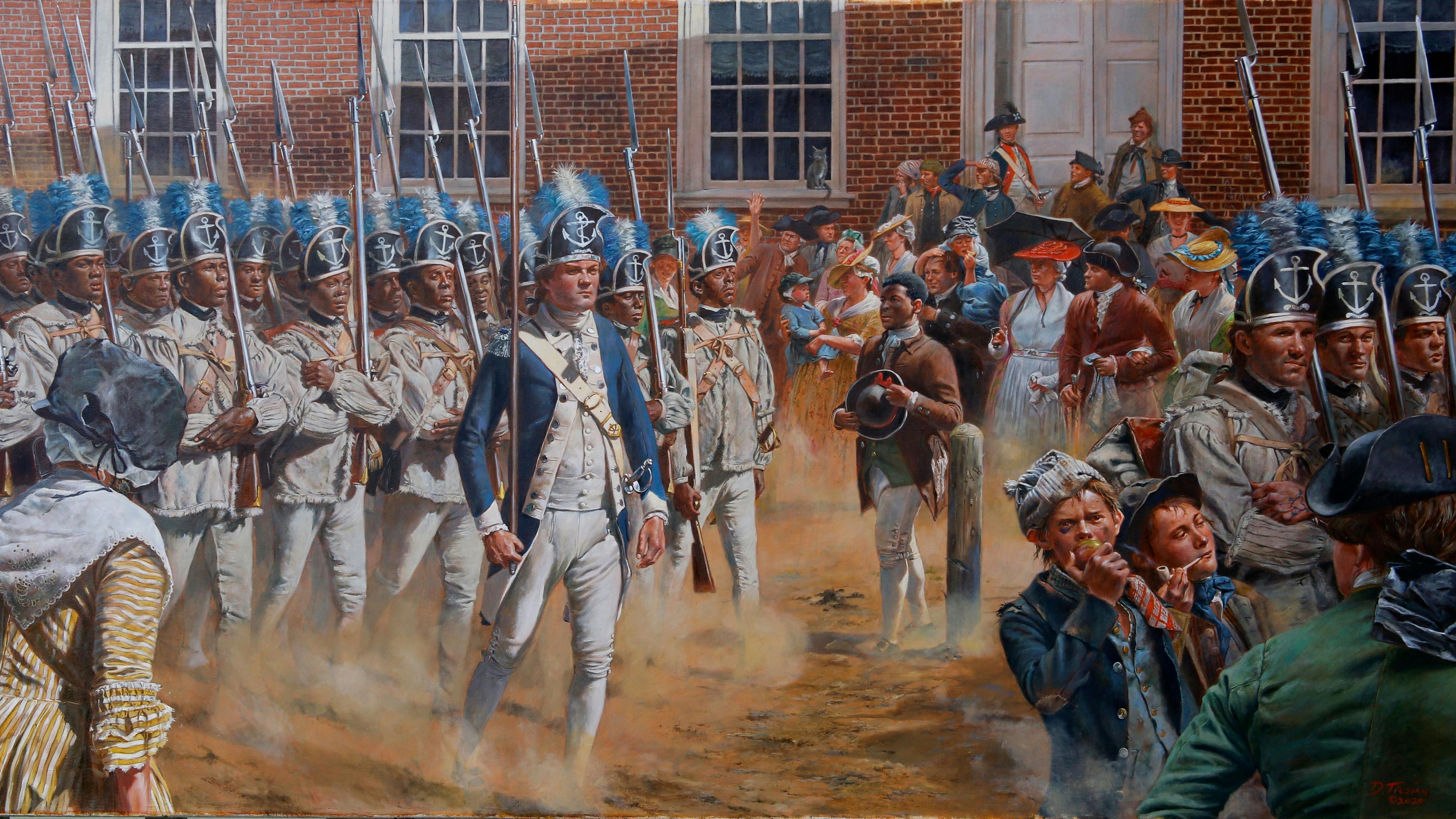 Newly Unveiled “Brave Men as Ever Fought” Painting - Museum of the ...