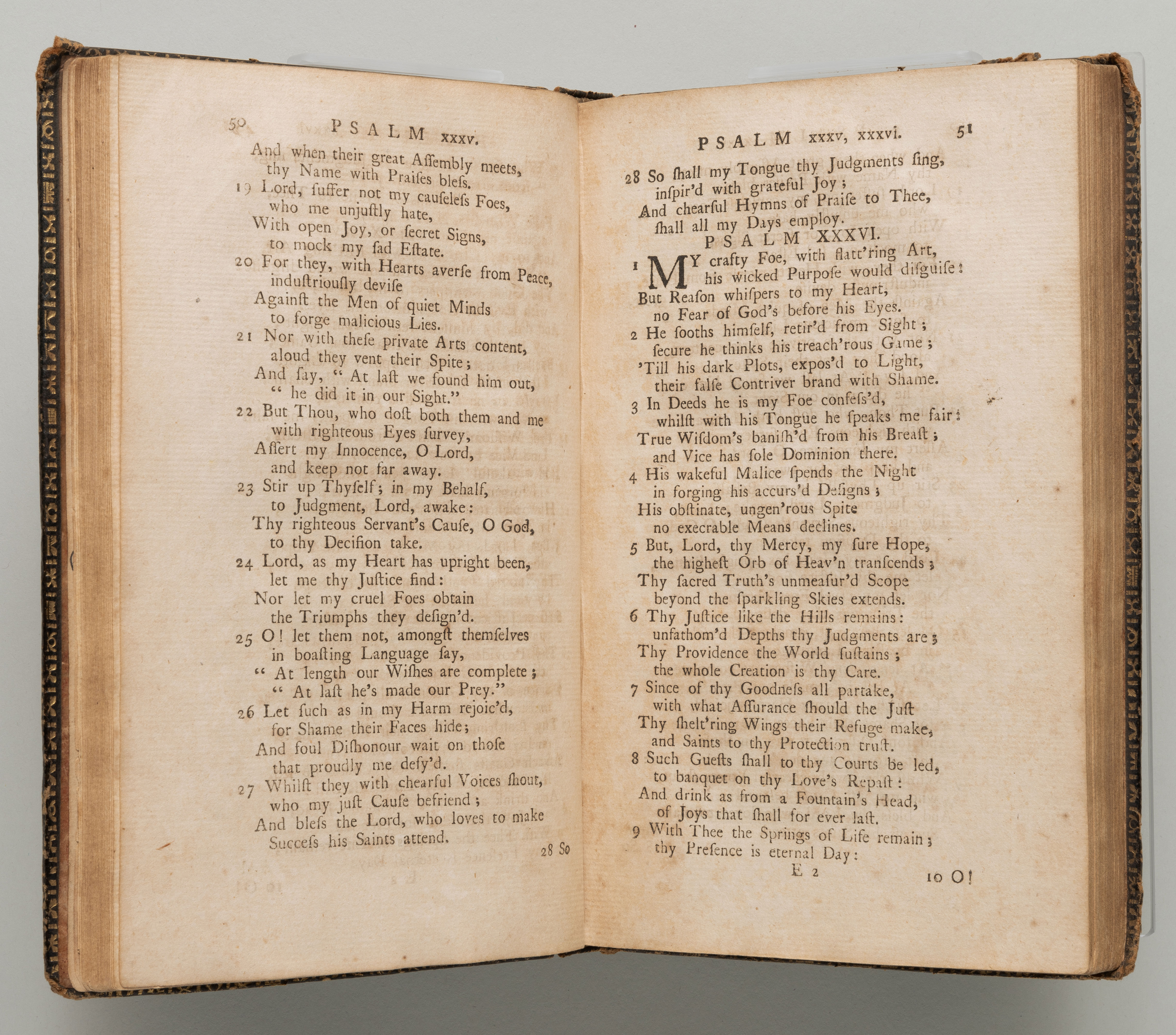 Psalms of David - Anglican Book Owned by a Boston Loyalist | Timeline ...