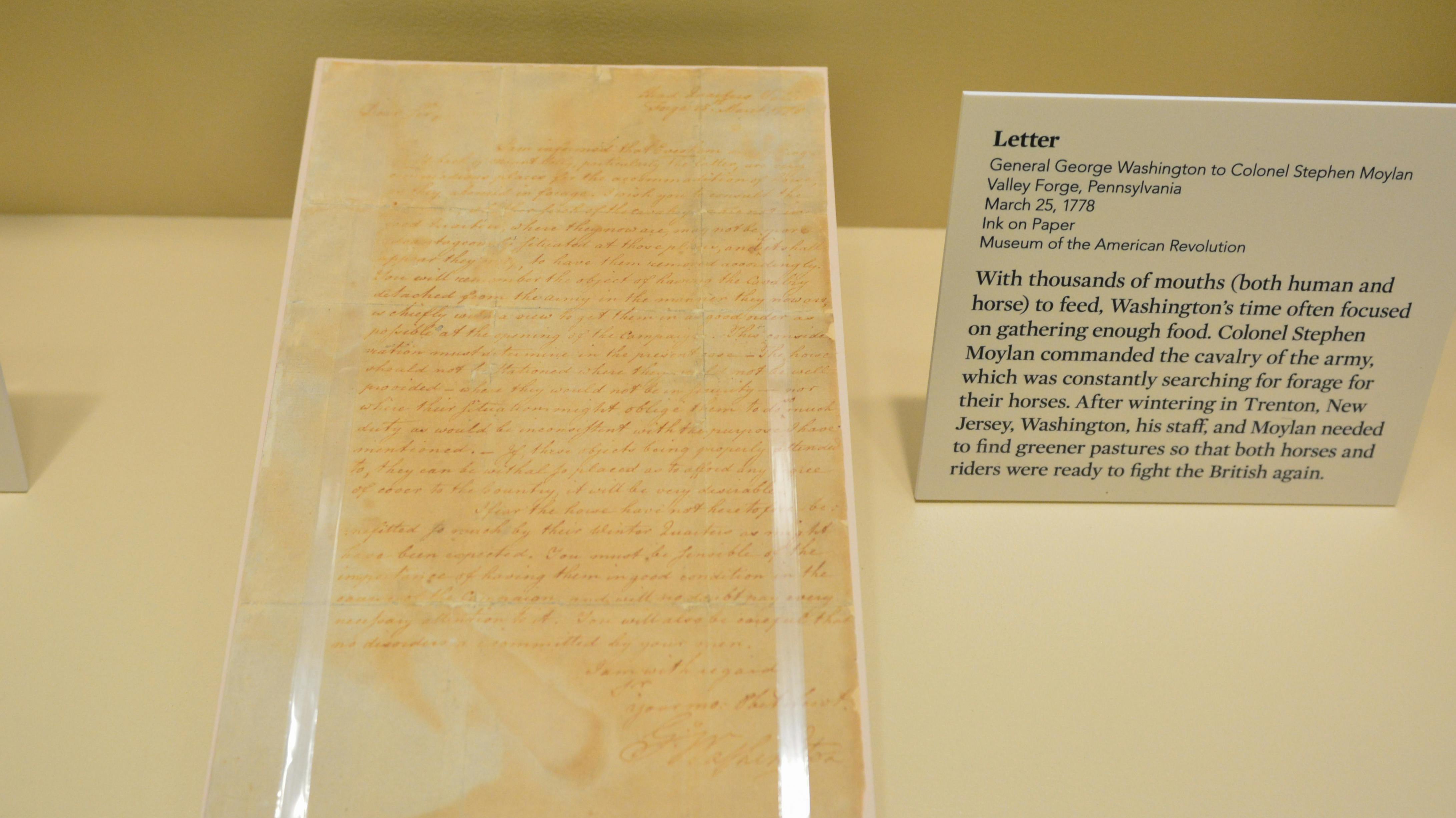 Now on View: New Display on the Story of Washington's Prayer at Valley ...